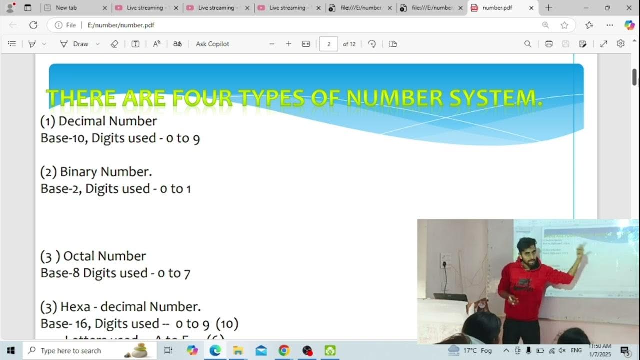 number system computer fundamental part 4 by raj rohan - YouTube