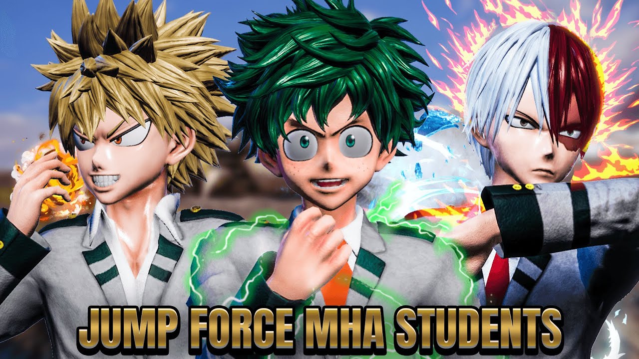Deku, Bakugo, Todoroki - Jump Force Mods [MHA] - YouTube