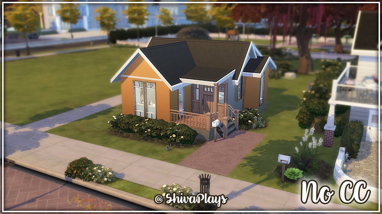 10k House CHALLENGE | Sims 4 SpeedBuild NoCC | ShivaPlays - YouTube