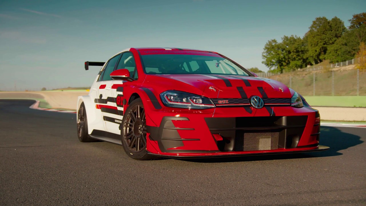 Volkswagen Golf GTI TCR Exterior Design - Test Drive Vallelunga - YouTube