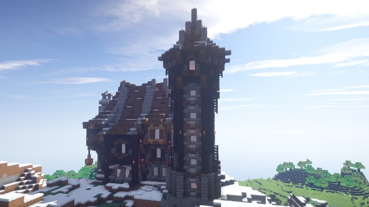 Plans Du Manoir Minecraft Plan D'un Manoir Victorien, Inspiré Des