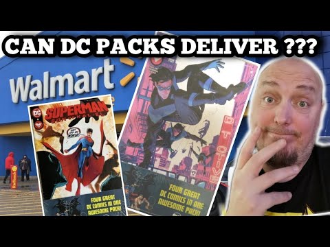 Can DC Packs Deliver ??? • Opening 2 DC Comics Packs From Walmart - YouTube