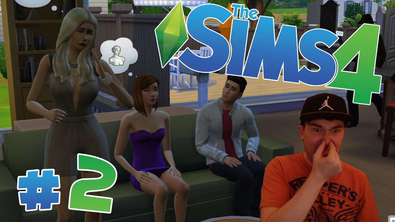 The Sims 4 - Part 2 : The Smelly Birthday Party - YouTube