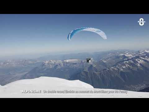 A double women's record at the summit of Mont Blanc for Iris Pessey