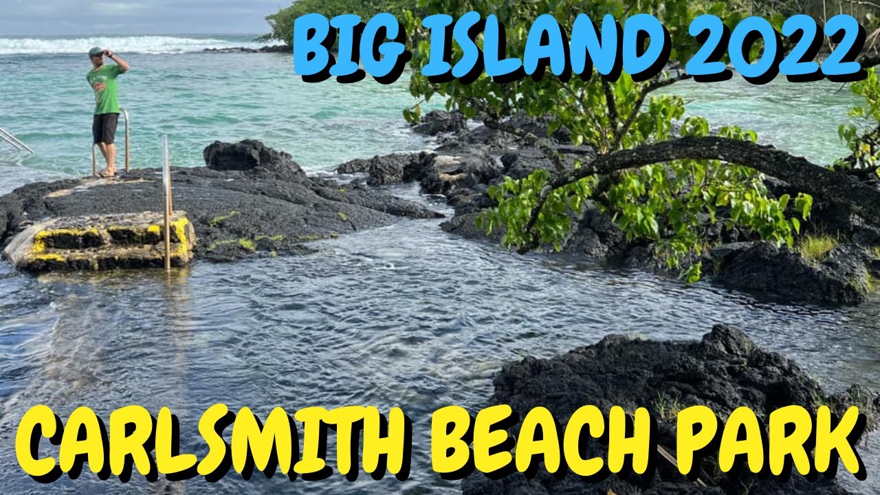 Where to Swim in Hilo on the Big Island? Carlsmith Beach Park: Rocky Swimming Hole & Turtle ...