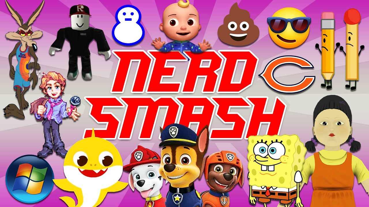 Baby Shark, Squid Game, Cocomelon, Spongebob NERD SMASH AND MORE ...