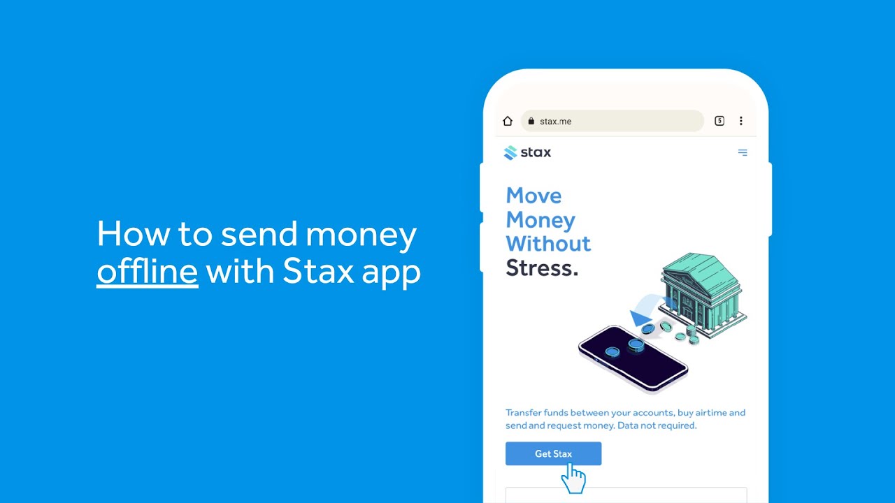 How to Send Money Offline - Using Stax - YouTube