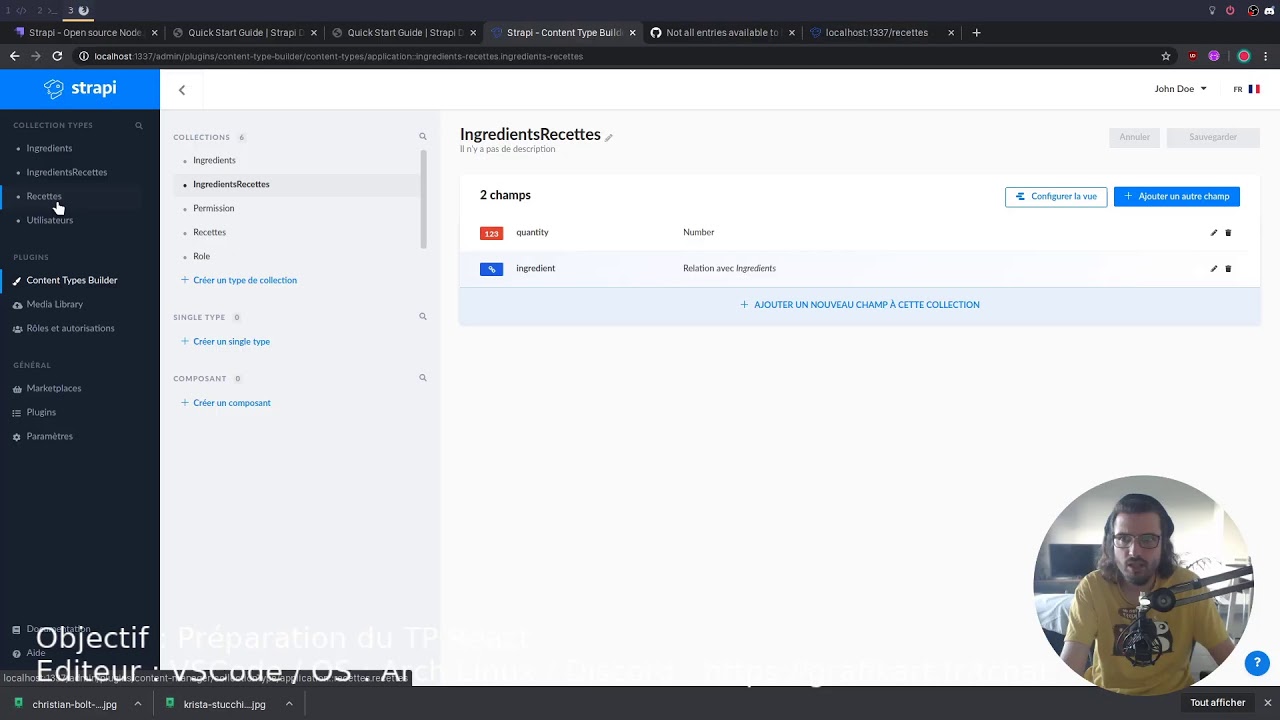 LiveCoding : Préparation du TP React - YouTube