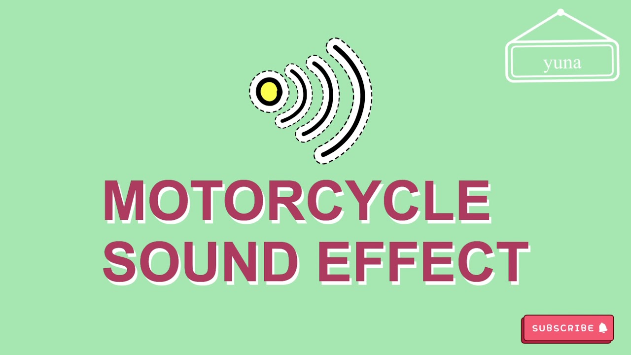 Motorcycle sound effect - YouTube