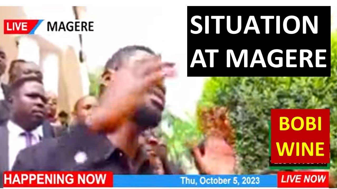 H.E BOBI WINE ARRIVES AT MAGERE : BOBI WINE IS IN UGANDA NOW - YouTube