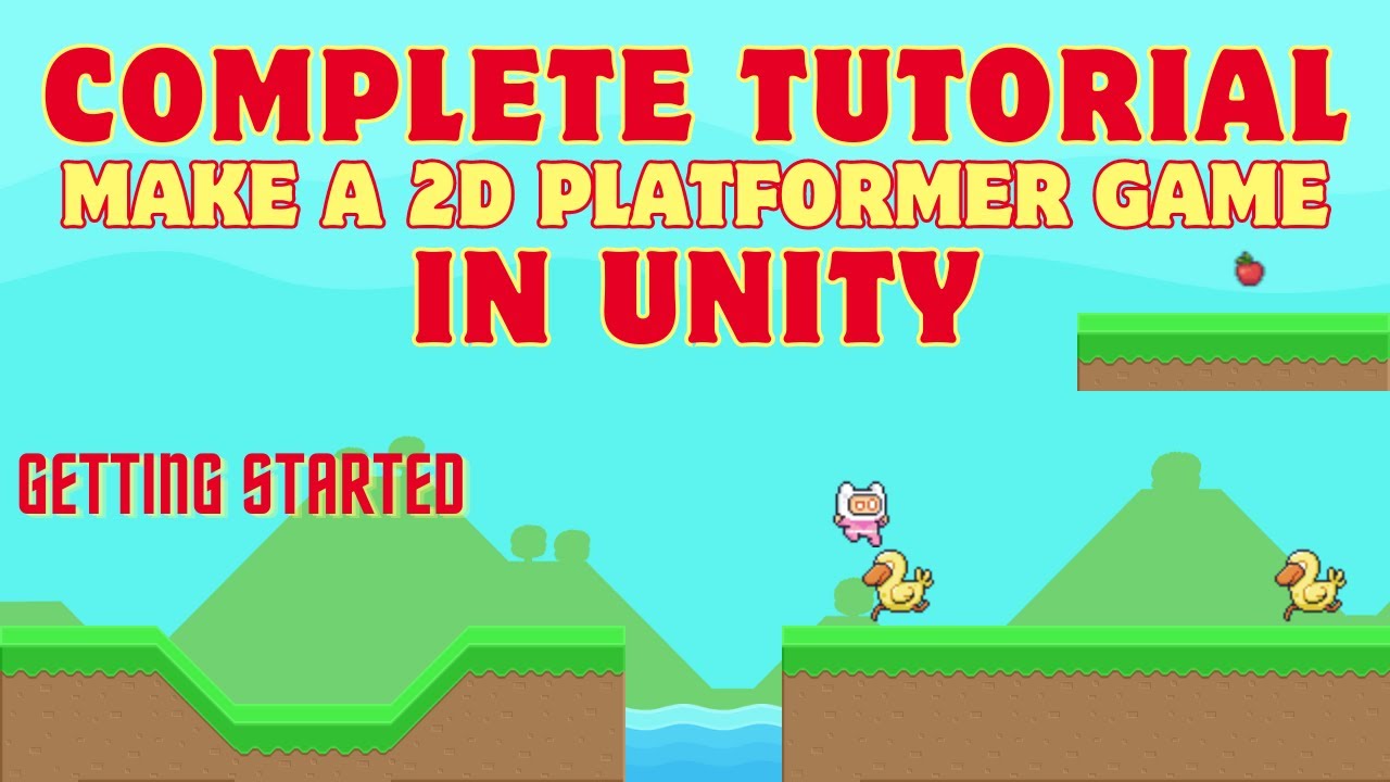 Getting Started | Make a 2D Platformer Game in Unity #0 - YouTube