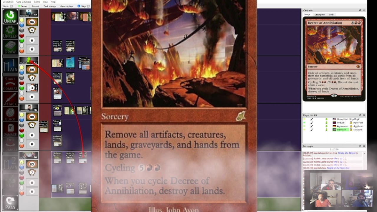 MTG destroy all lands - Decree of Annihilation - YouTube