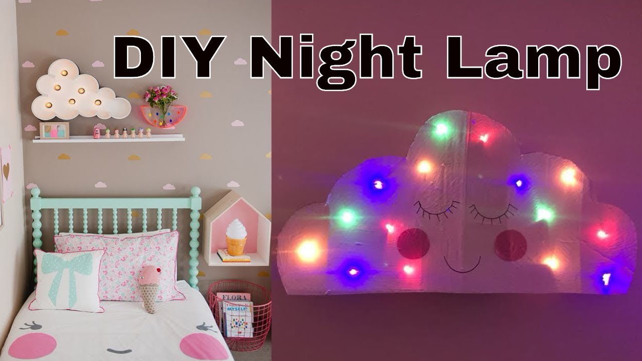 DIY Cloud Lamp ☁ Cardboard Craft | DIY Room Ideas For Kids | Pinterest ...