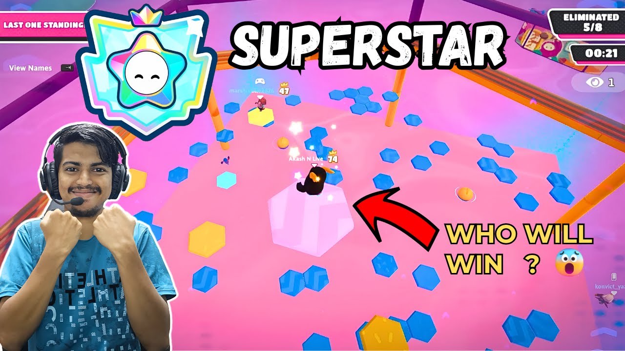 Superstar S5 In Fall Guys Ranked Knockout😍 - YouTube