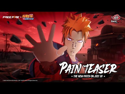 Pain Teaser | Feel The Pain | Free Fire x NARUTO SHIPPUDEN | Free Fire Official