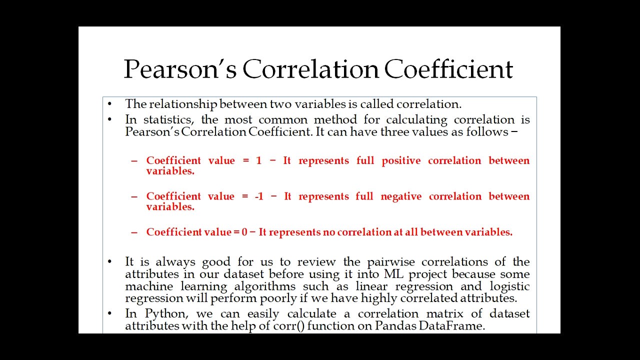 #Correlation Matrix|#Python ML|#Pearson Correlation Coefficient ...