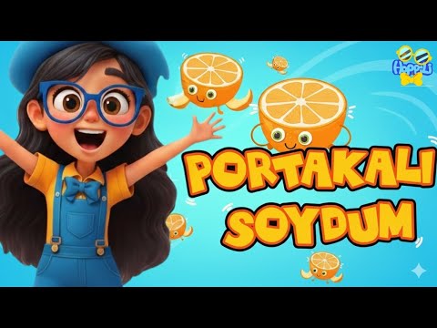 🍊 Portakalı Soydum Başucuma Koydum | Duma Duma Dum! | Hoppili Eğitici Tekerleme