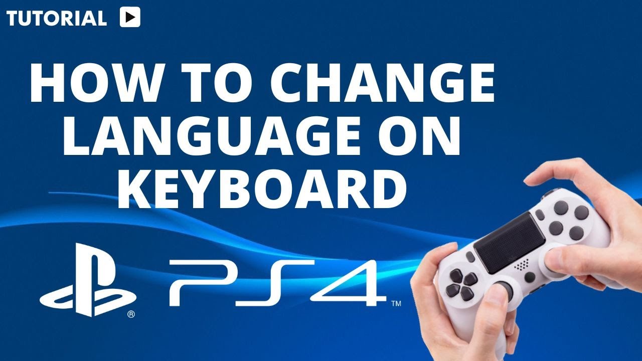 How to change language on PS4 keyboard - YouTube