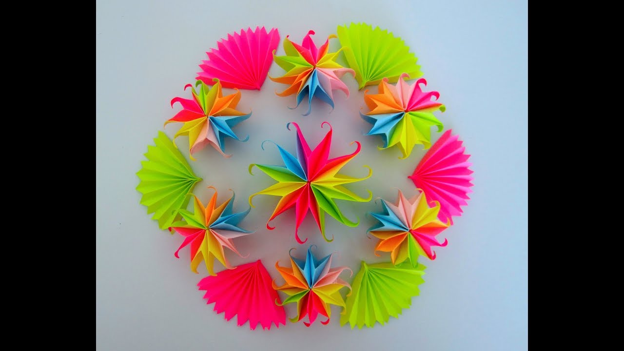 Paper decoration / Papier Dekoration / DIY - YouTube