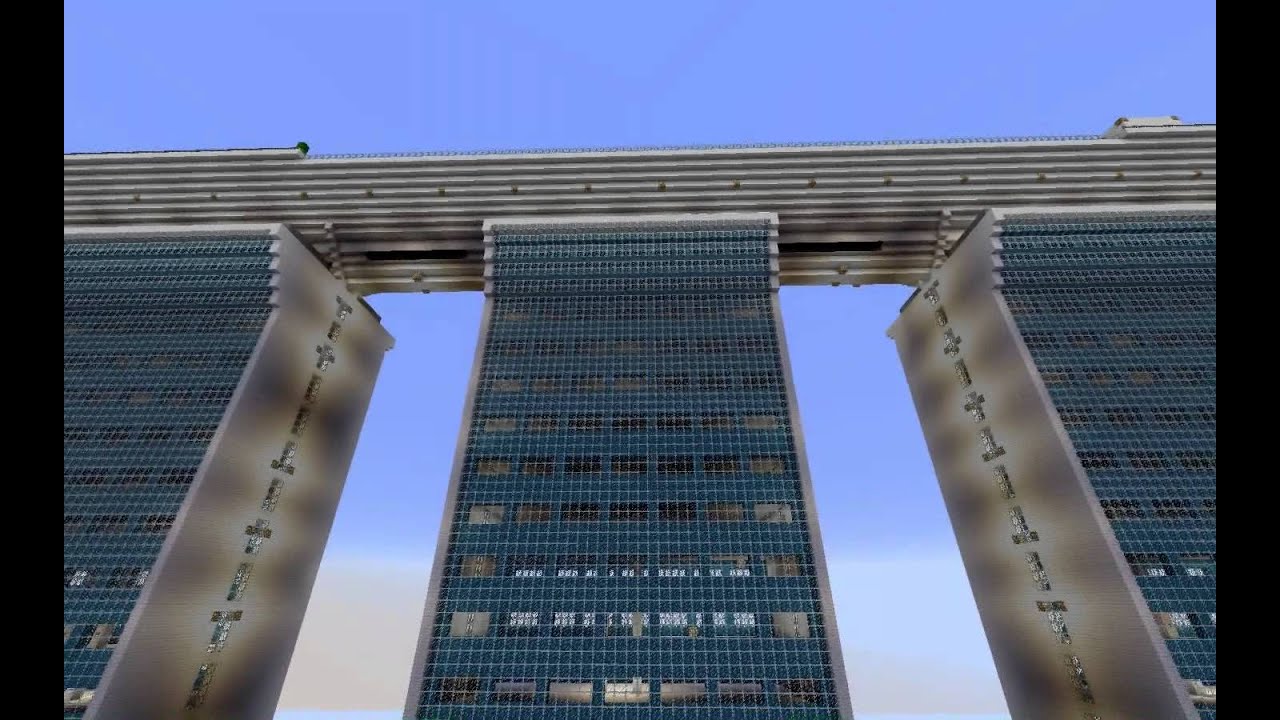 Minecraft Marina Bay Sands - YouTube