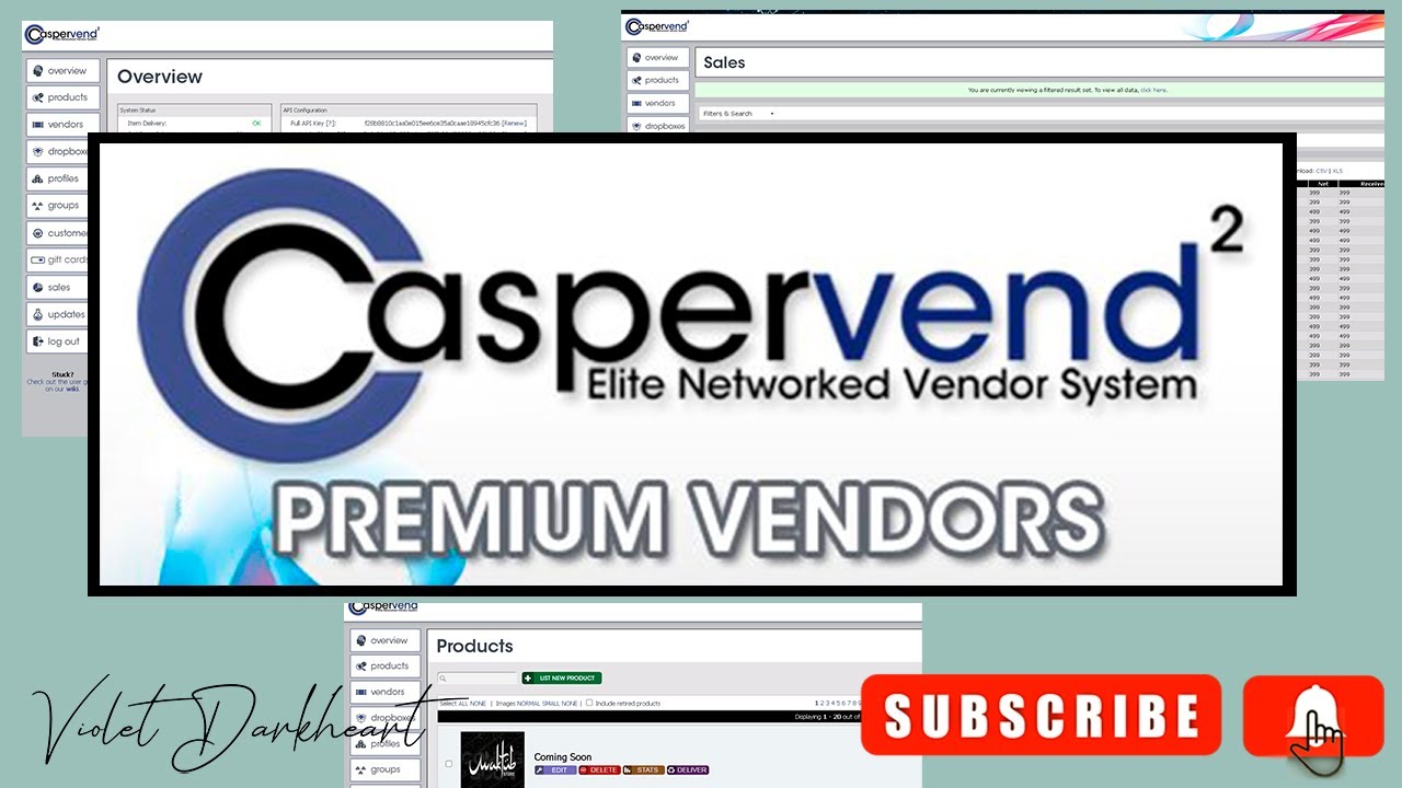 COMO USAR O CASPERVEND? - YouTube