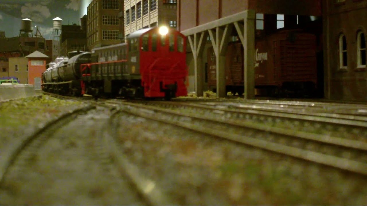 long Island model railroad, freight, yard A - YouTube