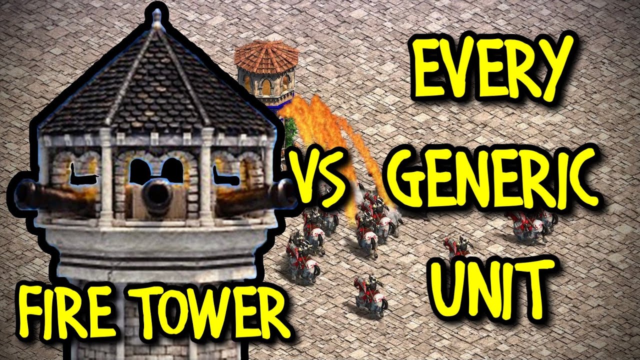FIRE TOWER vs EVERY GENERIC UNIT | AoE II: Definitive Edition - YouTube