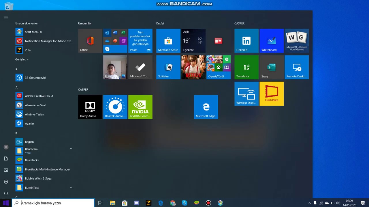 windows 7 baslat menusu ve baslat simgileri - YouTube