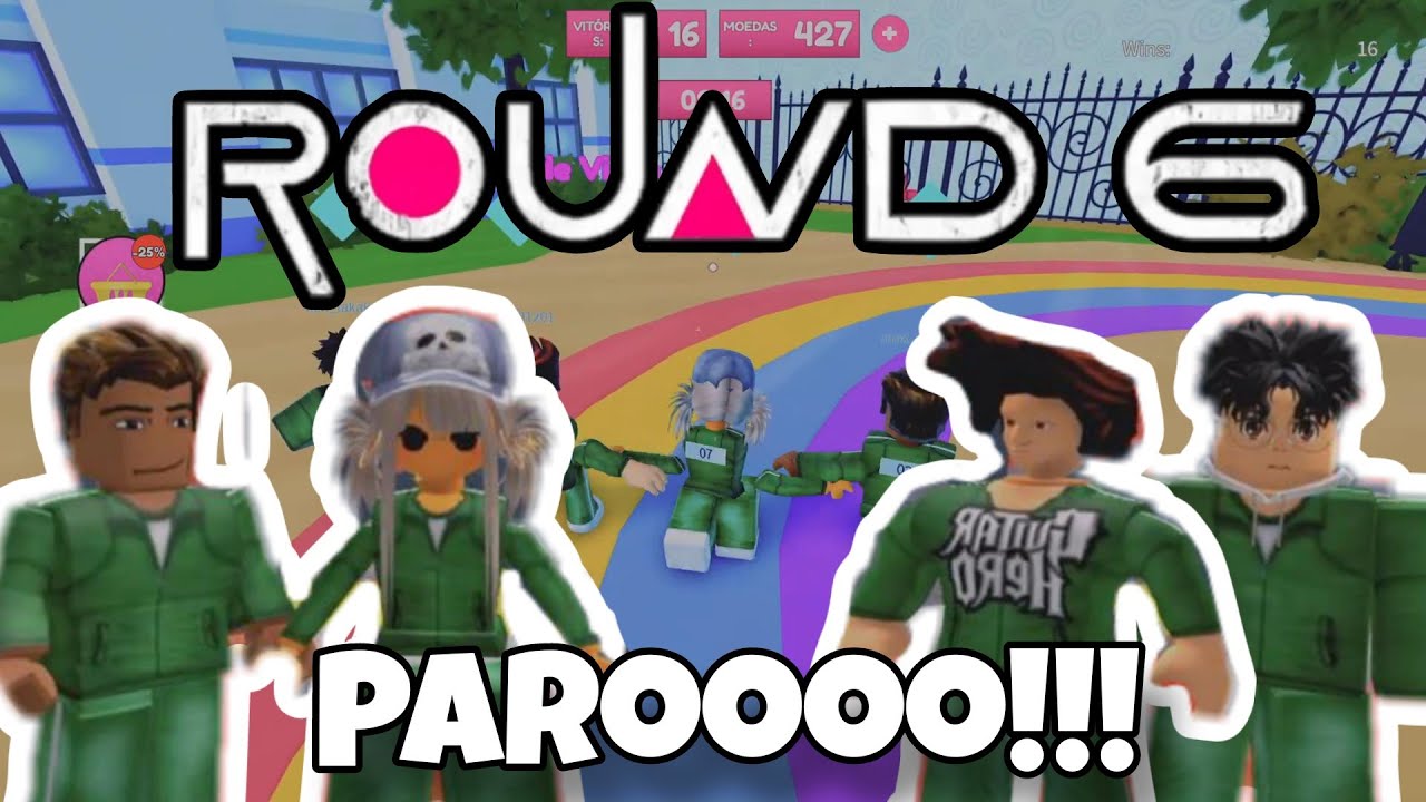 🔥 Enfrentamos os NOVOS Jogos de Round 6 no Roblox! 🩸💀 Será que ...