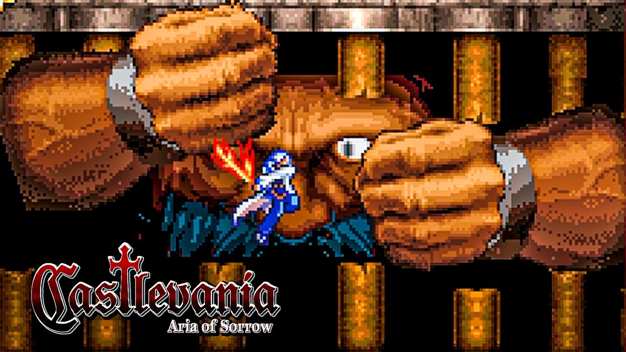 A terrível luta contra o gigante Balore | Castlevania: Aria of Sorrow ...