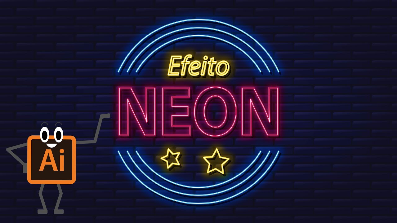 Efeito Neon no Illustrator - YouTube