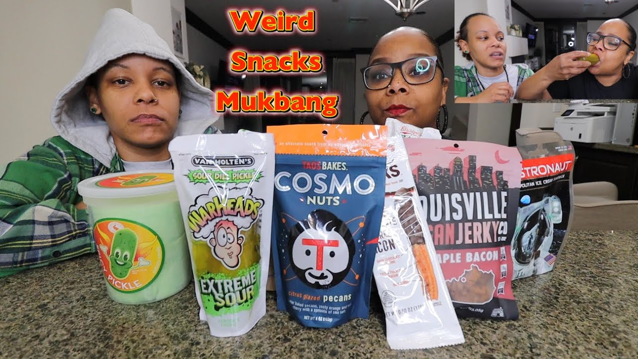 TRYING TASHAS WEIRD SNACK FOODS FIRST THE FIRST TIME! - YouTube