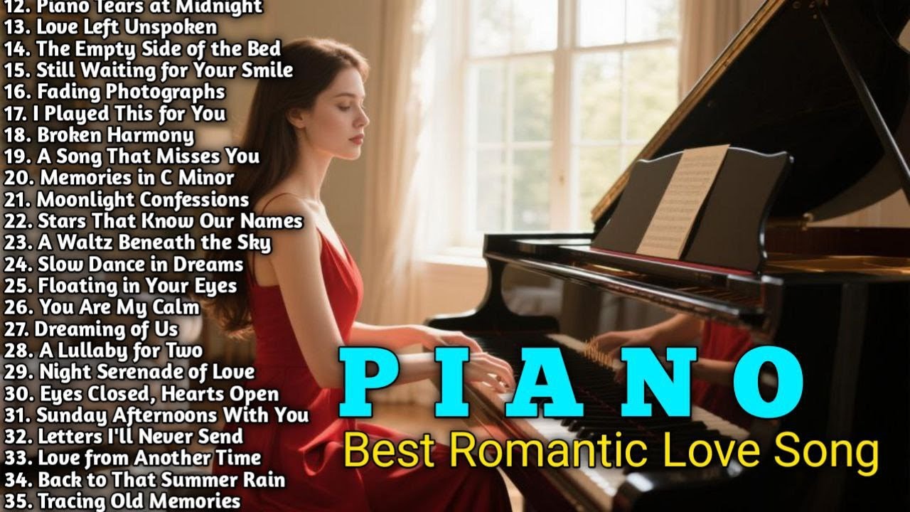 Beautiful Piano Love Song: Heart-Touching Piano for Romantic Mood ...