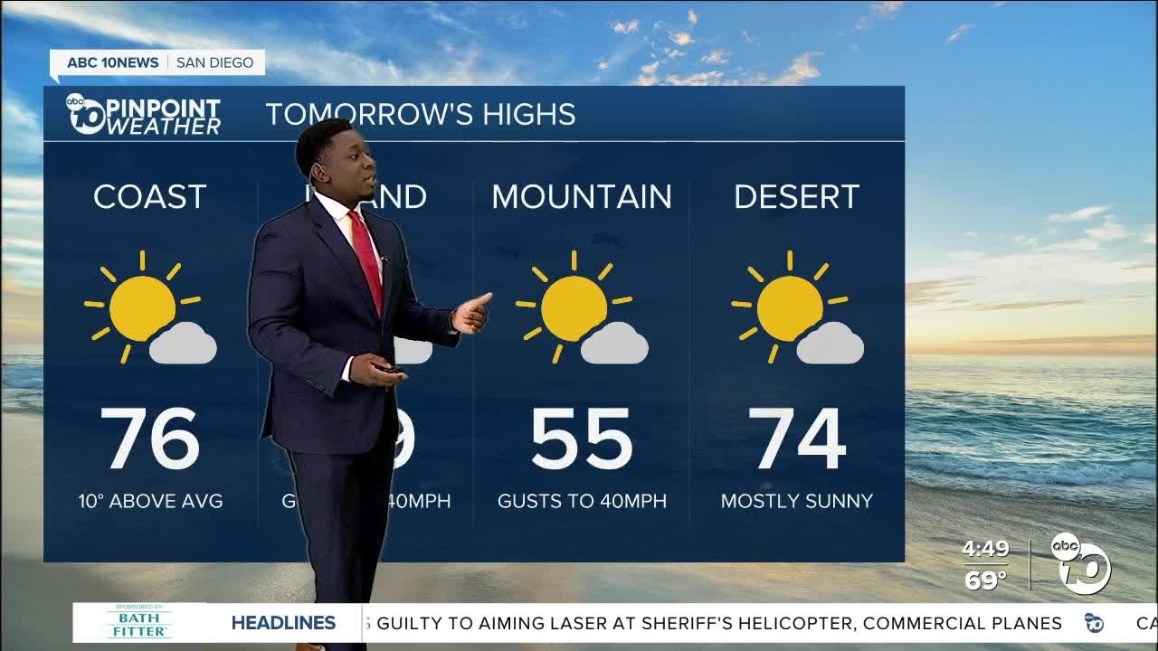 ABC 10News Pinpoint Weather with Moses Small - YouTube