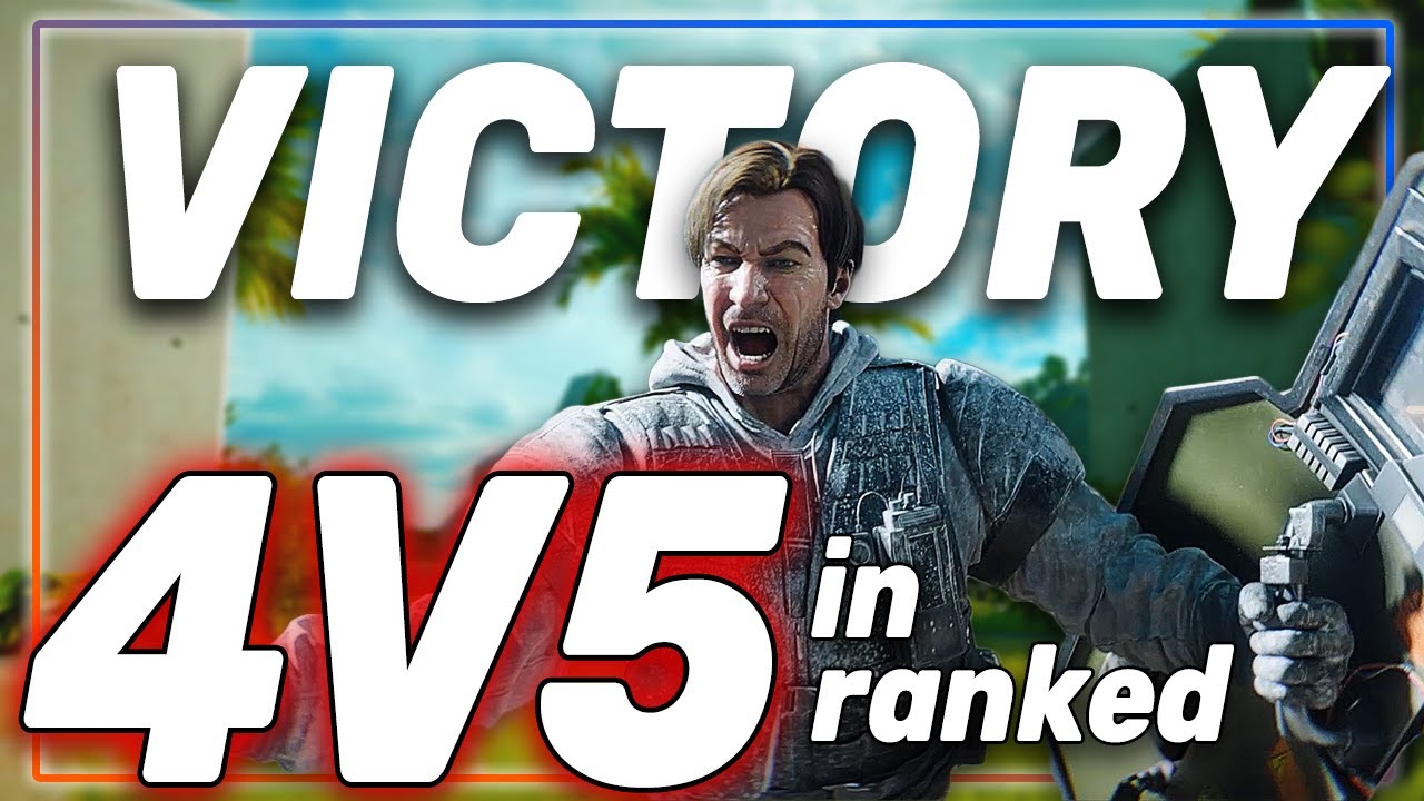 Clutching a 4v5 Ranked Match in R6 // The Quest for Diamond Rank Ep.5 ...