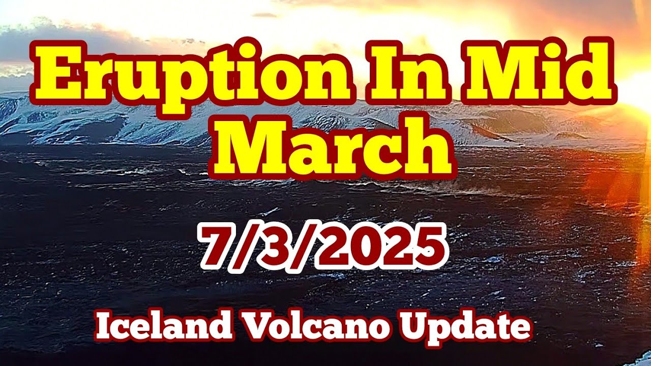 Iceland Volcano Eruption: 10 March 2025, Svartsengi Eruption, 2nd Week ...