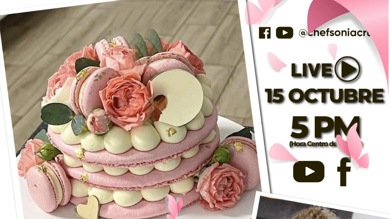 Pastel ROSA de Macarons 🎀 - YouTube