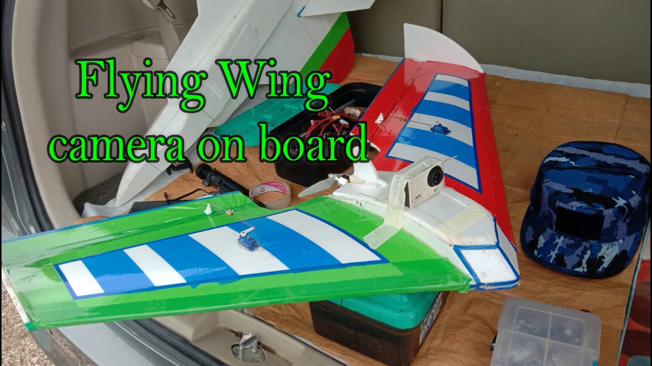 Flying Wing camera on board - YouTube