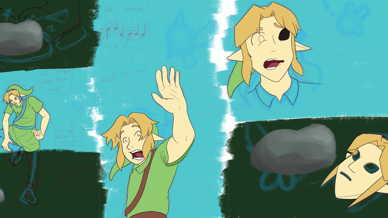 Drawing of: Hero's Mask - Link TF into a Mask - YouTube