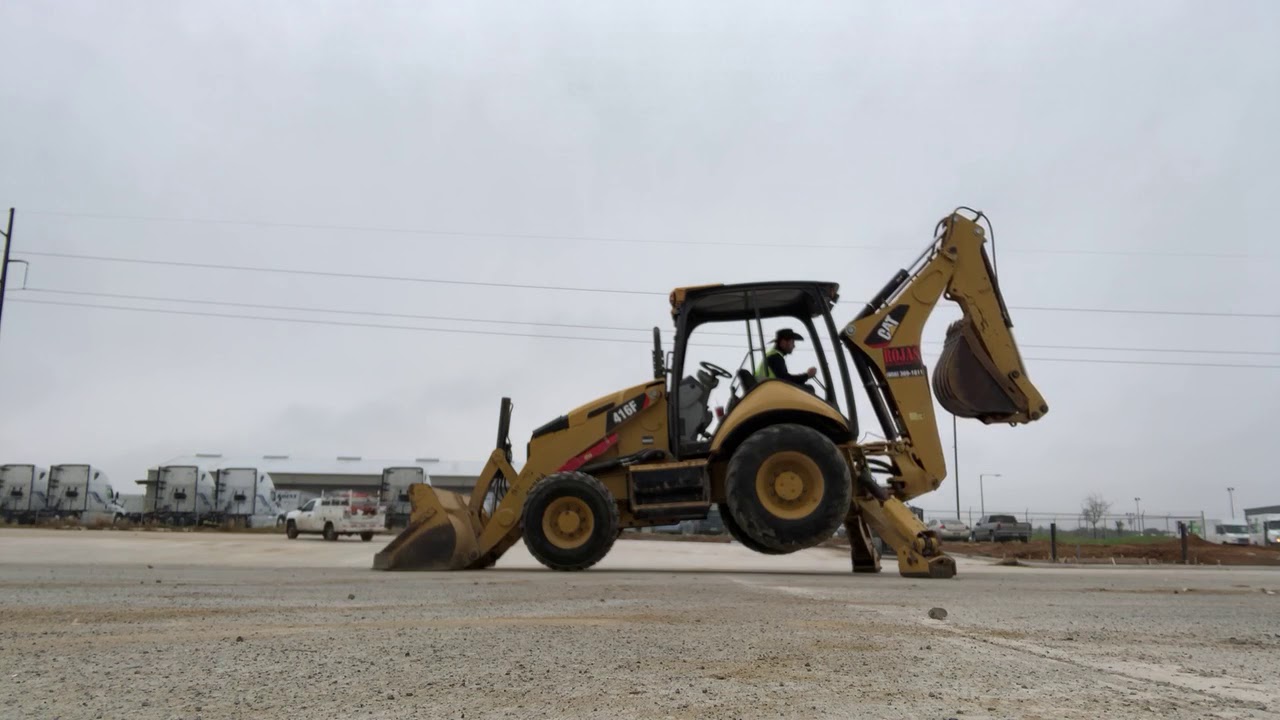 2012 Cat 416F - YouTube