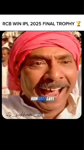 Hum jeet gaye #RCB The CHAMPION 🏆#shorts #youtubeshorts #rcb - YouTube