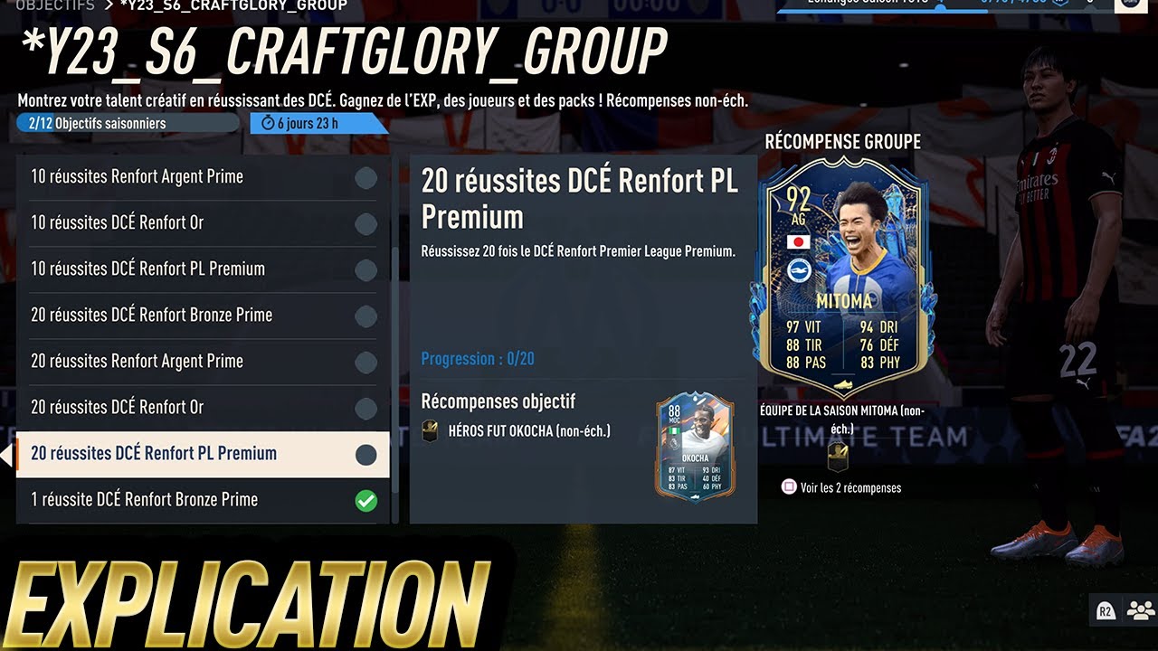FIFA 23 : COMMENT FAIRE MITOMA 92 , PALHINHA 91 TOTS PL & OKOCHA 88 ...
