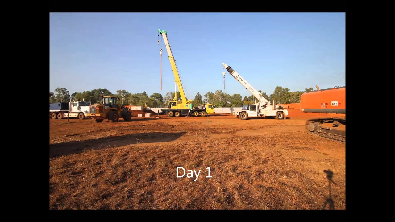 Rental bridge - Unibridge installed in 9 days ! - YouTube