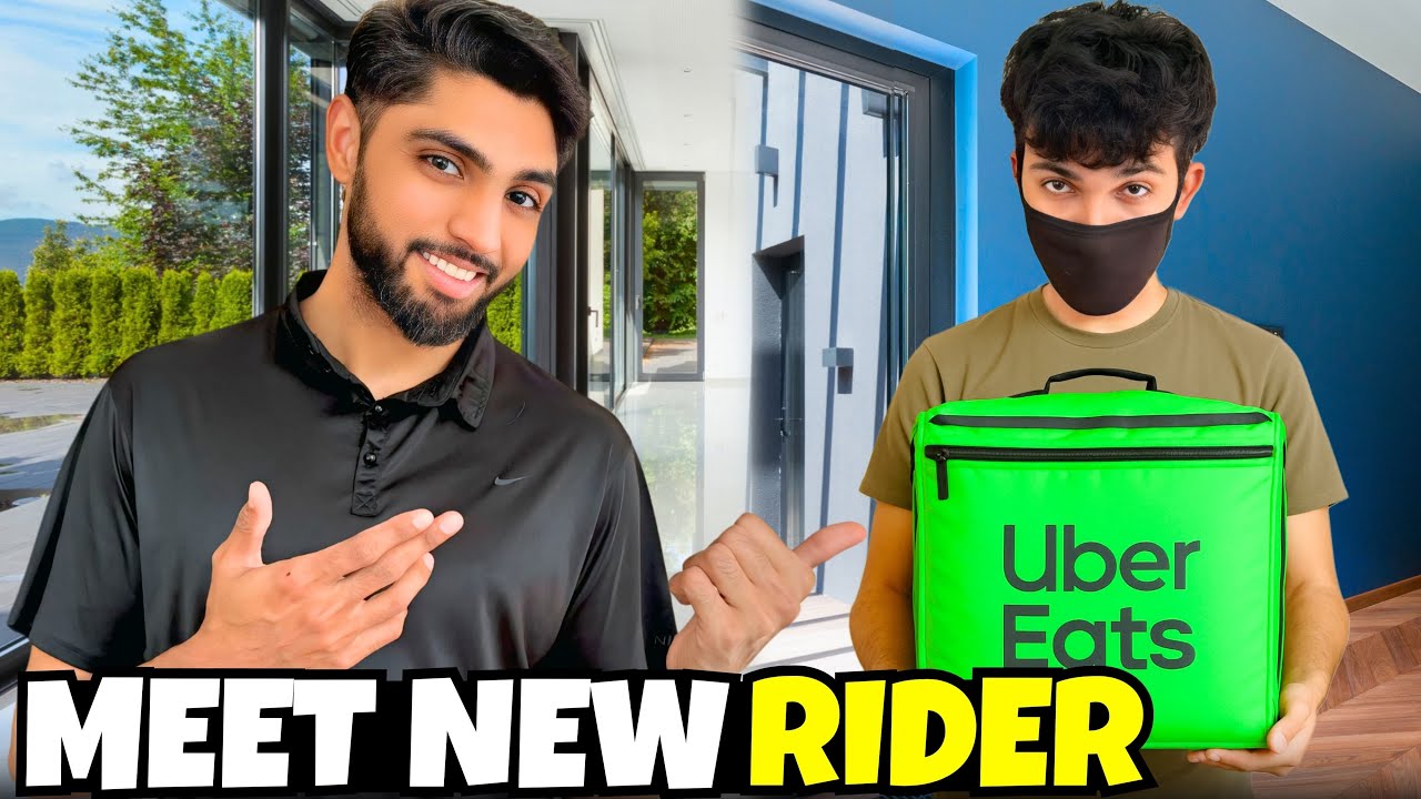 Hamza STARTS Uber Eats Delivery in the UK Today 🇬🇧 - YouTube