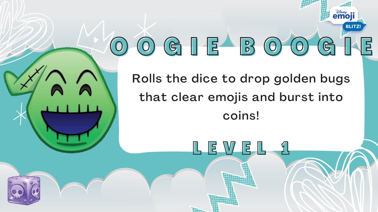 Disney Emoji Blitz - Oogie Boogie (Level 1) - The Nightmare Before ...