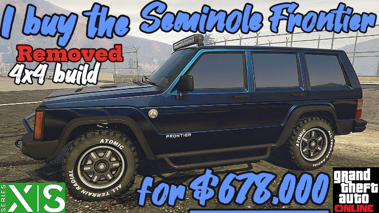 I buy the removed Canis Seminole Frontier for $678,000 4x4 build | GTA ...