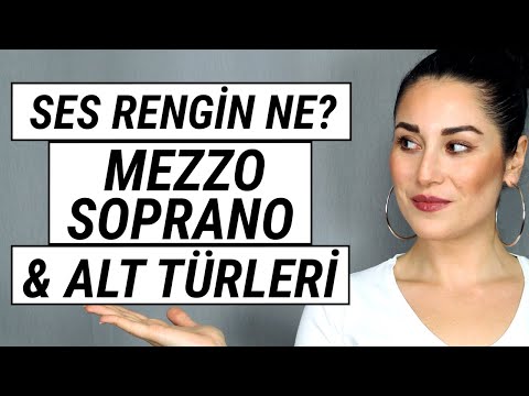 SENİN SES RENGİN NE? | MEZZO  SOPRANO VE ALT TÜRLERİ