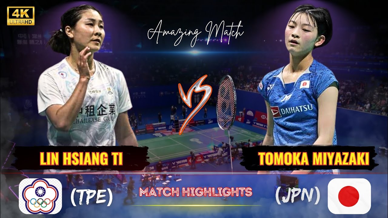 Very Epic‼️Tomoka Miyazaki (JPN) vs Lin Hsiang Ti (TPE) Women's Singles ...