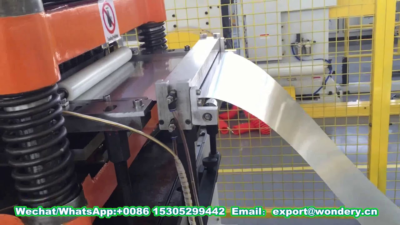 120SPM high Speed Fin Stamping Machine / Aluminum Fin Machine - YouTube