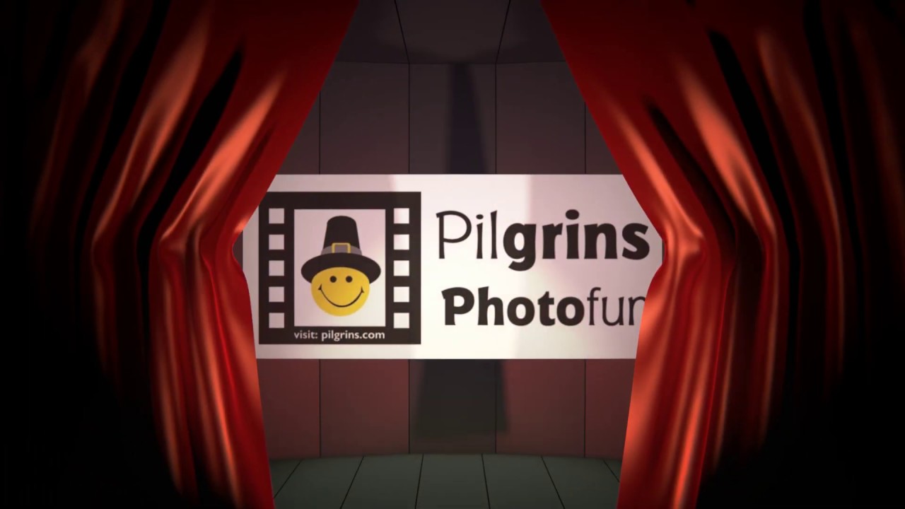 Pilgrins Photo Fun - Red Curtains Stage - YouTube